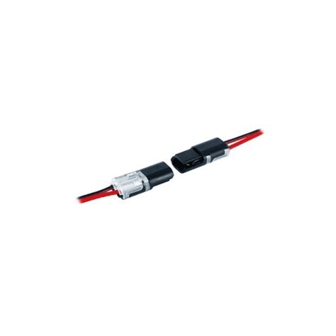 detachable connector 6pack for two cables on each end integral