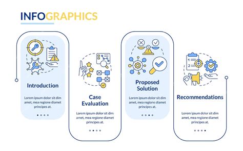 Premium Vector Case Drafting Rectangle Infographic Template
