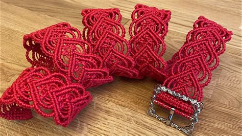 Мастер класс техника макраме «Пояс Youtube