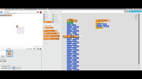 Using Variables In A Geometry Program In Scratch Youtube