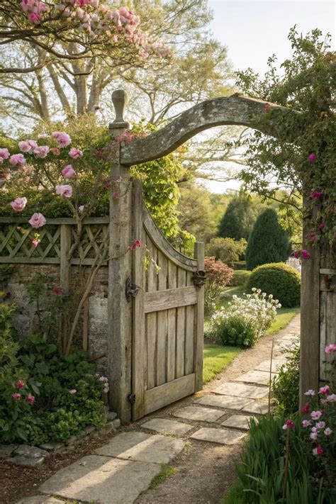 15 Inspiring Wooden Gates Ideas For Your Home Garden Gate Design