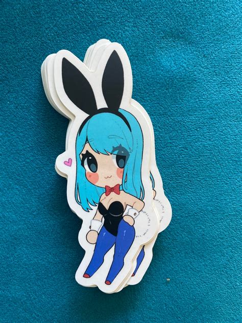 Katya Bunny Bulma Cosplay Sticker Etsy