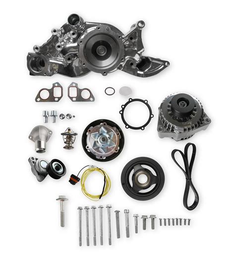 Holley P Holley Mid Mount Race Accessory System Polished Finish