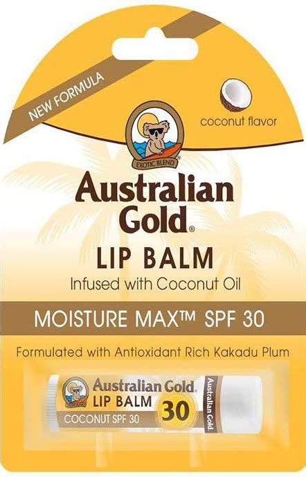 Australian Gold Lip Balm Sunscreen Spf 30 Ingredients Explained