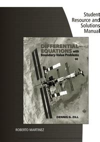 Student Solutions Manual For Zill S Differential Equations With