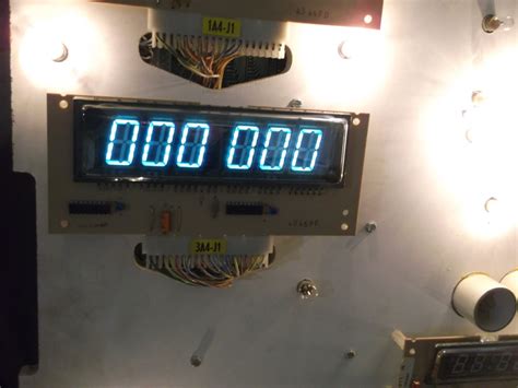 Gottlieb Futaba Original 6 Digit Player Display Vacuum Fluorescent