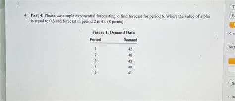 Solved Given The Following Demand Data 1 Part 1 Compute A
