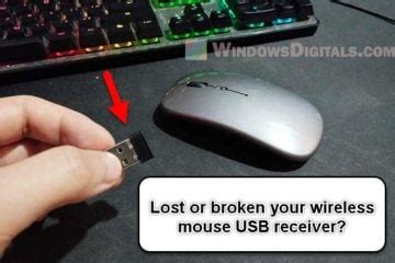 Logitech Wireless Mouse USB Receiver Lost Or Broken