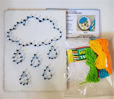 Diy Rainbow Making String At ₹ 800 Piece String Art Ii In Mumbai Id