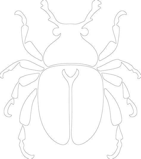 Junebug Outline Silhouette 38829392 Vector Art At Vecteezy