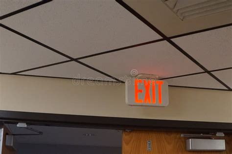 Exit Sign Stock Image Image Of Design Line Room Sign 255101217