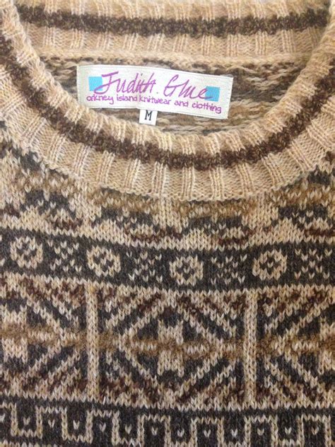Traditional Fair Isle Crewneck Sweater In Shorelines — Judith Glue