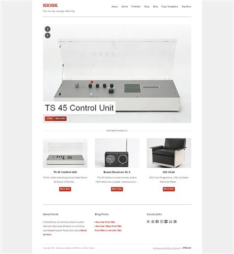 Kiosk Premium Wordpress Ecommerce Theme From Obox Design