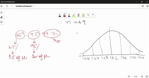 solved given the following sampling distribution of one mean with