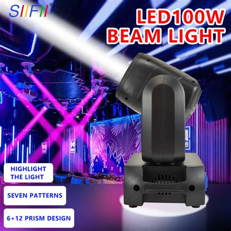 100w Led Moving Head Beam Dj Night Club Disco Stage Mini Sharpy Beam