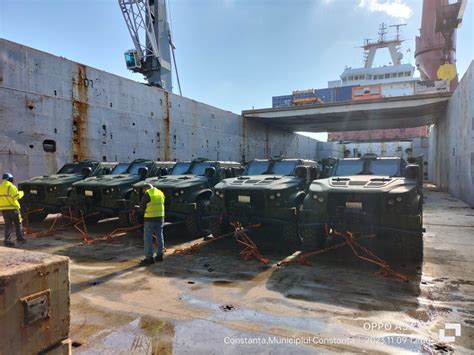 Romania Receives Its First Batch Of JLTV Armored Vehicles