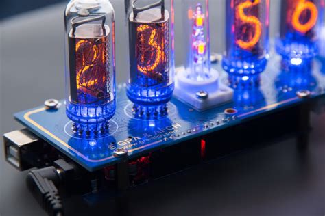 In 14 Shield Nixie Clock With Dots Smf Rgb Usb Tunes Tubes