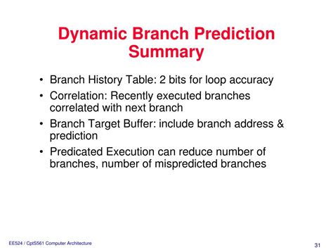Ppt Dynamic Branch Prediction Powerpoint Presentation Free Download