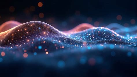 A Flowing Wave Like Form Made Entirely Of Glowing Binary Code Symbolizing The Flow Of Data In