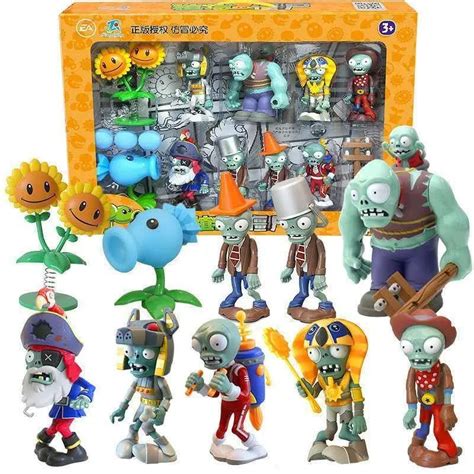 Набор фигурок Plants Vs Zombies Set K Растения против зомби Set 4