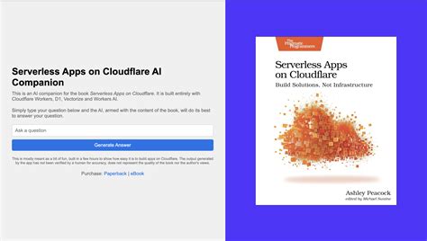 Serverless Apps On Cloudflare Ai Companion