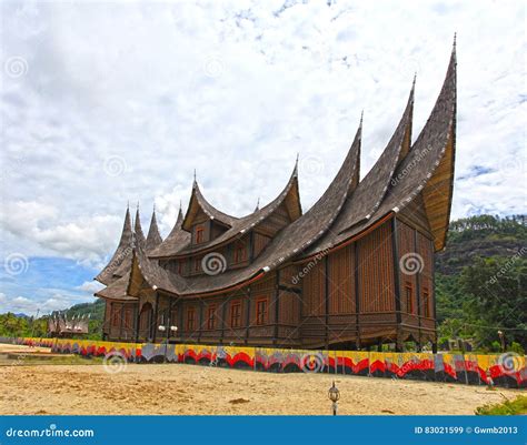 Pagaruyung Palace In West Sumatra Indonesia Stock Image Image Of