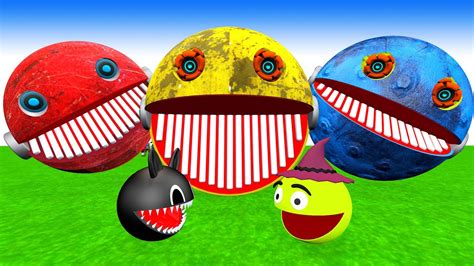 ROBOT PACMAN VS MS PACMAN VS PACMAN MONSTER IN POKEMON A NEW BATTLE