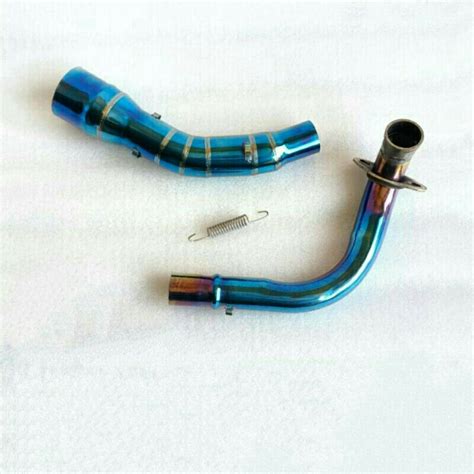 Jual Pipa Leher Knalpot Bluemoon PCX 150 Semi Cacing Stainless Indonesia Shopee Indonesia