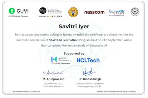 savitri iyer on linkedin sawitai generativeai womenintech python