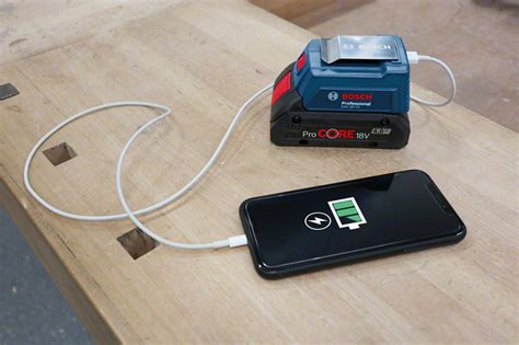 Usb адаптер зарядно устройство Bosch Gaa 18v 48 за акумулаторна батерия Тoninski