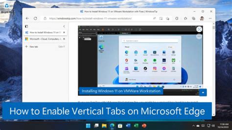 How To Enable Vertical Tabs In Microsoft Edge Browser Windowstip