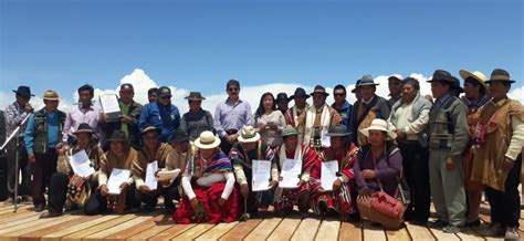 Autoridades de la Marka Salinas recibieron la DCP de su Estatuto Autonómico Tribunal