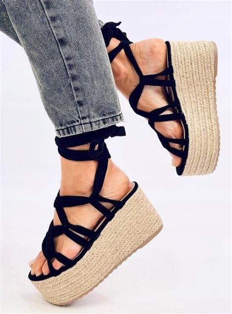 Espadryle Na Platformie MANON BLACK 37 Ceny I Opinie Ceneo Pl
