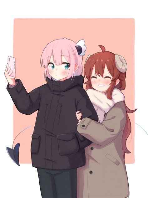 Yoshida Yuuko And Chiyoda Momo Machikado Mazoku Drawn By Kuramoto