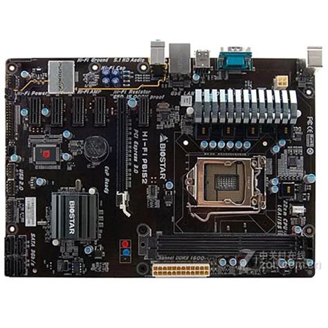 For Biostar HI FI P S Original Used Motherboard H Socket LGA DDR G USB