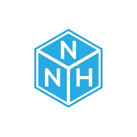 Design Do Logotipo Da Nnnhnhk Letter Em Fundo Preto Nnnh Conceito De