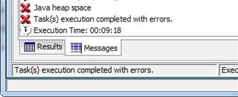 kb43946 command manager script fails with a java heap space error