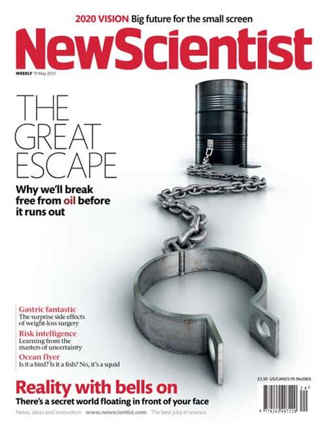 Issue 2865 Magazine Cover Date 19 May 2012 New Scientist