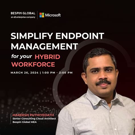 Hareesh Puthiyedath On Linkedin Bespinglobal Eandenterprise