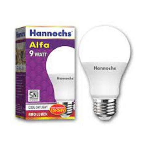 Jual Lampu Led Hemat Energi Hannochs Alfa 9 Watt Putih Cool Daylight Di