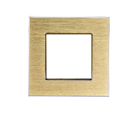 ჩარჩო Deluxe Smart Home 1 ალუმინის ოქროსფერი