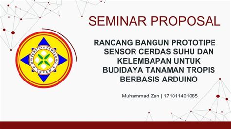 Seminar Proposal Arduino Dht11 Pptx
