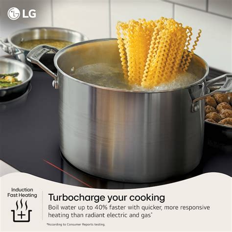 Lg 30 In 4 Burners 63 Cu Ft Self Cleaning Air Fry Convection Oven