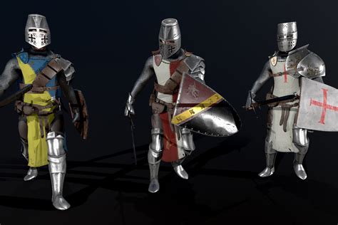 Knight Game Ready 3d Humanoids Unity Asset Store