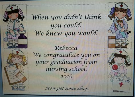 Nursing Graduation Card 1 Graduation Cards Nursing Graduation Cards