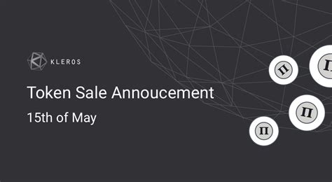 Announcing Kleros Token Sale We Are Delighted To Announce Kleros… By Federico Ast Kleros