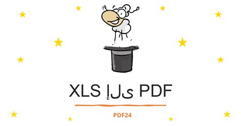 محول xls إلى pdf سريع ومجاني عبر الإنترنت pdf24