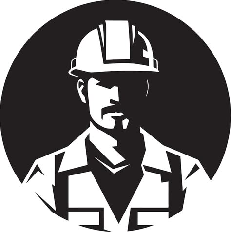 Vector De Trabajador De Martillo Y Engranaje Icono De Construcción