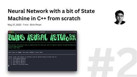 Part 2 Neural Network With A Bit Of State Machine In C From Scratch