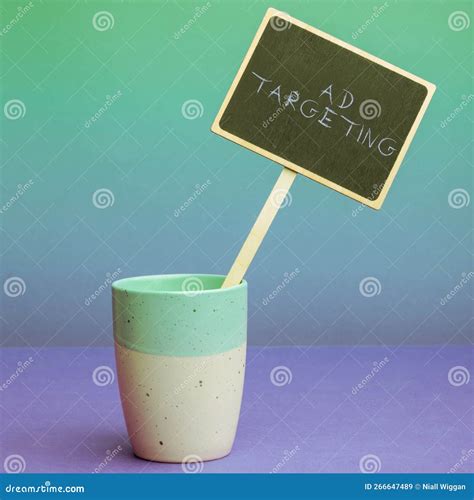 Hand Writing Sign Ad Targeting Internet Concept Target The Most